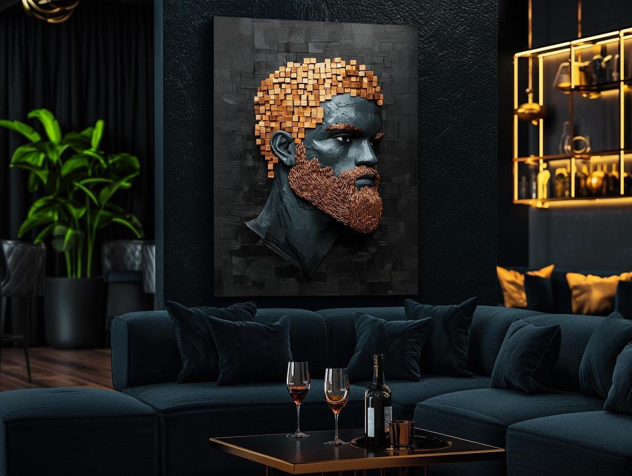 Modern AI Art Bundle – Striking, Tech-inspired Abstract Portraits ...