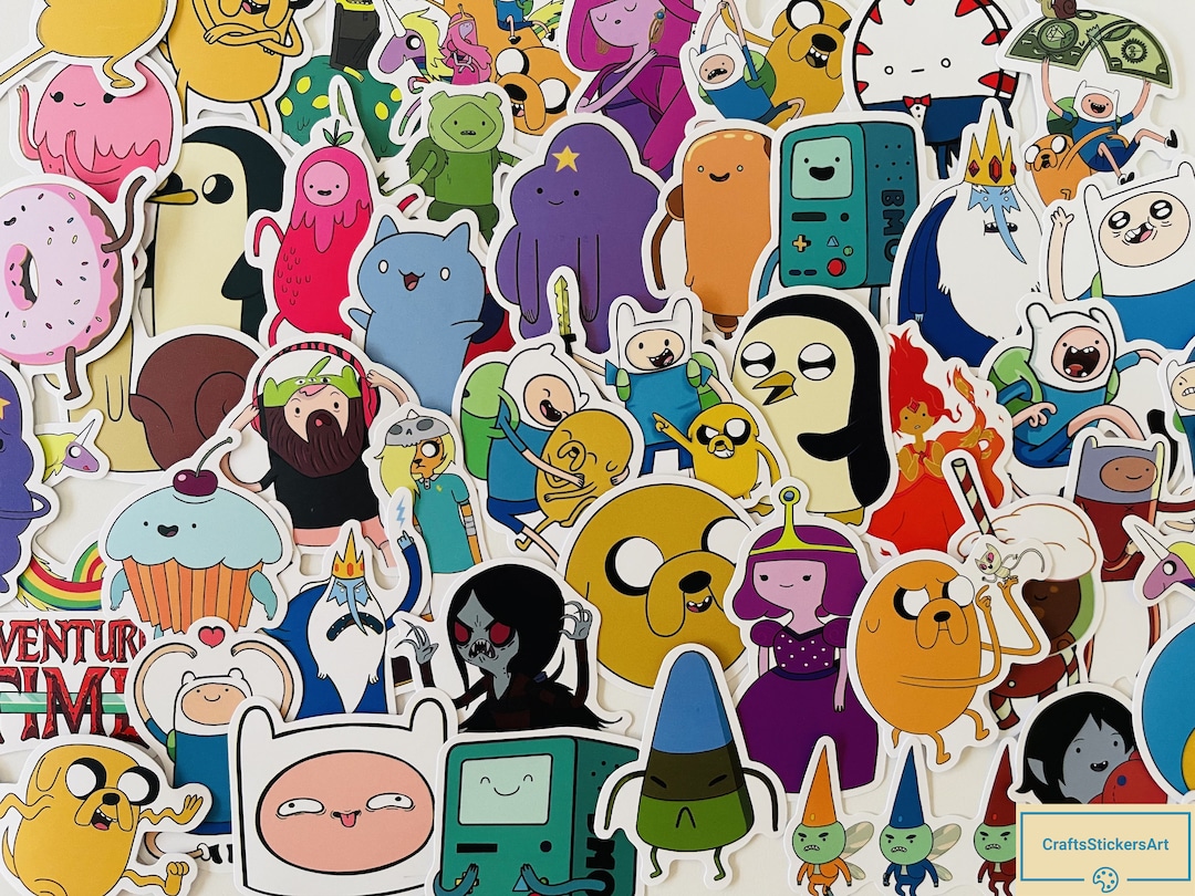 Adventure Time Stickers, Vinyl Stickers, 10-50 Pcs Random Pack, FREE ...
