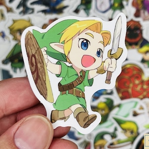 Legend of Zelda, Link Sticker, Cartoon Stickers, Video Gamer Stickers ...