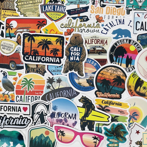 California Sticker - Etsy