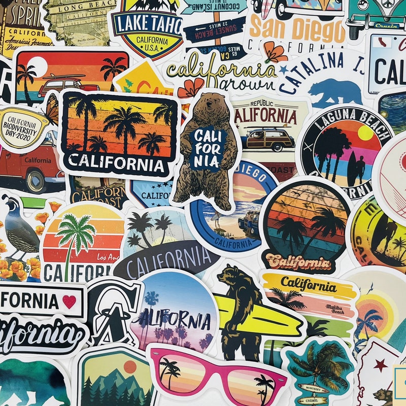 California Sticker - Etsy
