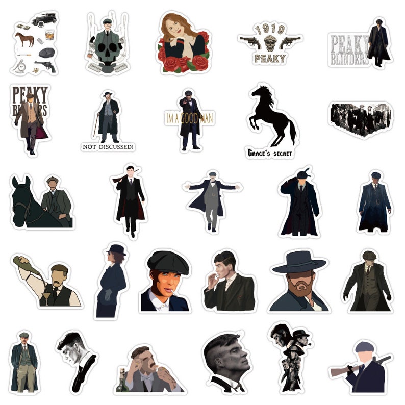 PEAKY BLINDERS Stickers Vinyl Stickers 10-50 Pcs Random - Etsy