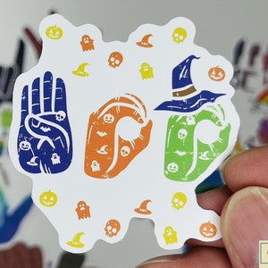 ASL, Sign Language Stickers, Vinyl Stickers, 10-50 Pcs Random Pack ...