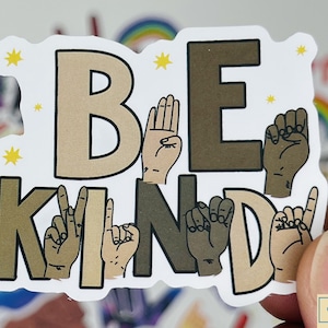 ASL, Sign Language Stickers, Vinyl Stickers, 10-50 Pcs Random Pack ...