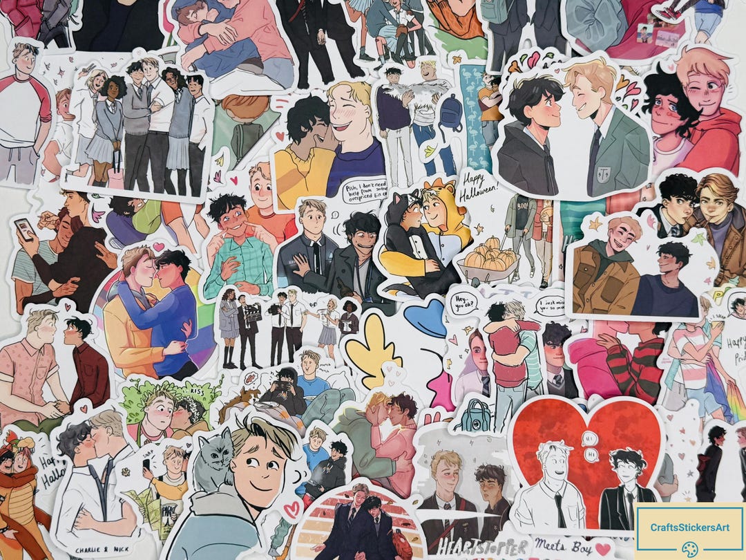 HEARTSTOPPER Stickers, Vinyl Stickers, 10-50 Pcs Random Pack, FREE ...
