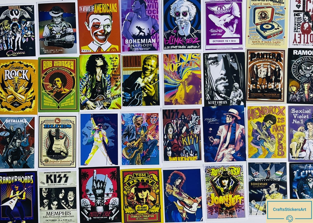 ROCK Star POSTERS, Heavy Metal, Rock Bands, 80's, Punk Rock, Vinyl ...