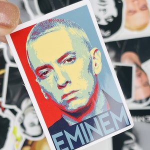 Eminem Rapper Stickers, Vinyl Stickers, 10-50 Pcs Random Pack, FREE ...