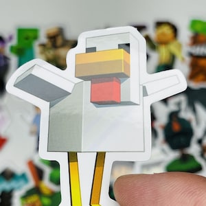 Minecraft Stickers, Vinyl Stickers, 10-50 Pcs Random Pack, FREE ...