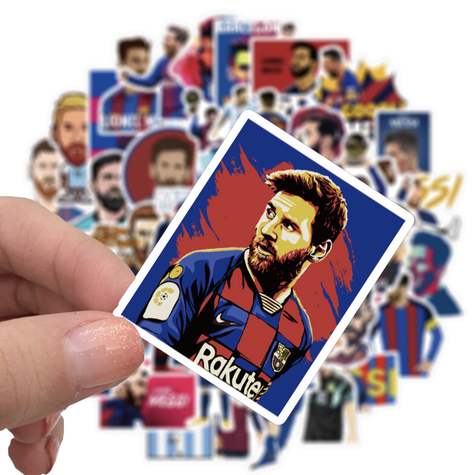 MESSI Stickers Argentine Soccer Player Cute Stickers Kawaii - Etsy