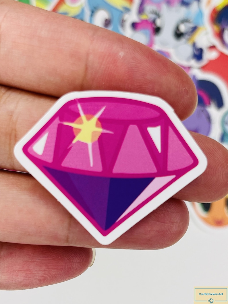 40 Pcs MLP Pony Mix Sticker, Kawaii Sticker, Laptop Stickers, Kids ...