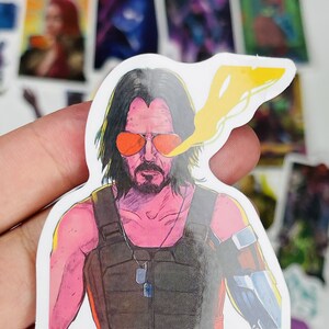 CYBERPUNK Sticker, Laptop Stickers, Kids Sticker Bicycle, Skateboard ...