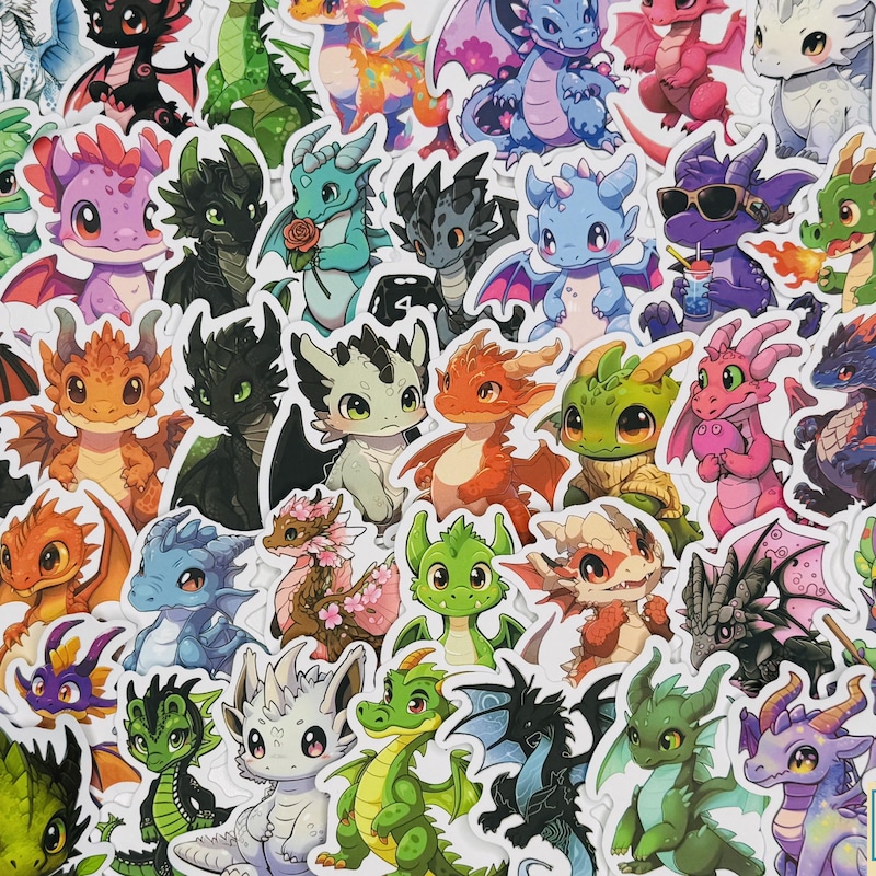 Dragon Stickers - Etsy