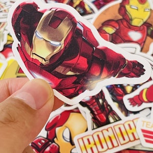 Marvel Avengers Stickers, Iron Man, Vinyl Stickers, 10-50 Pcs Random ...