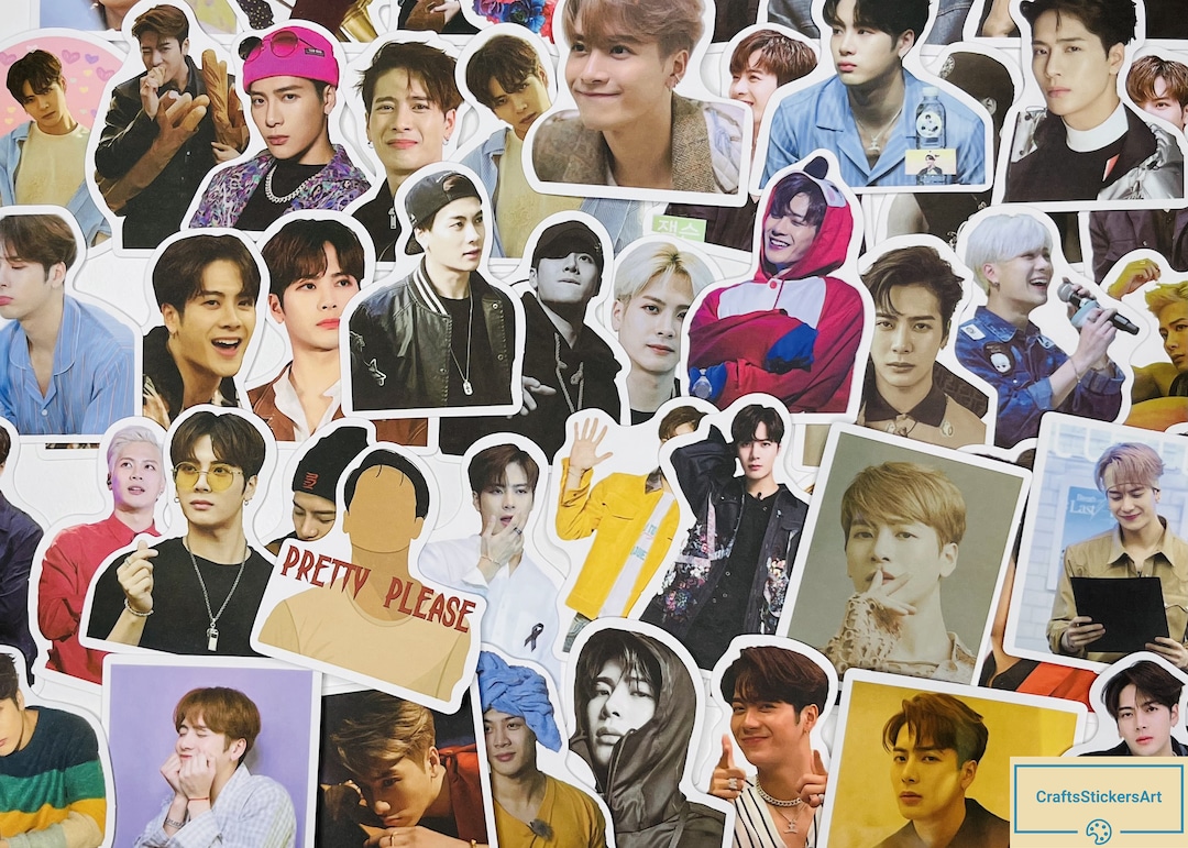 Jackson Wang Stickers, Kpop Stickers, Vinyl Stickers, 10-50 Pcs Random ...