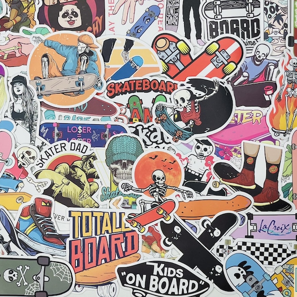 Skateboard Stickers - Etsy