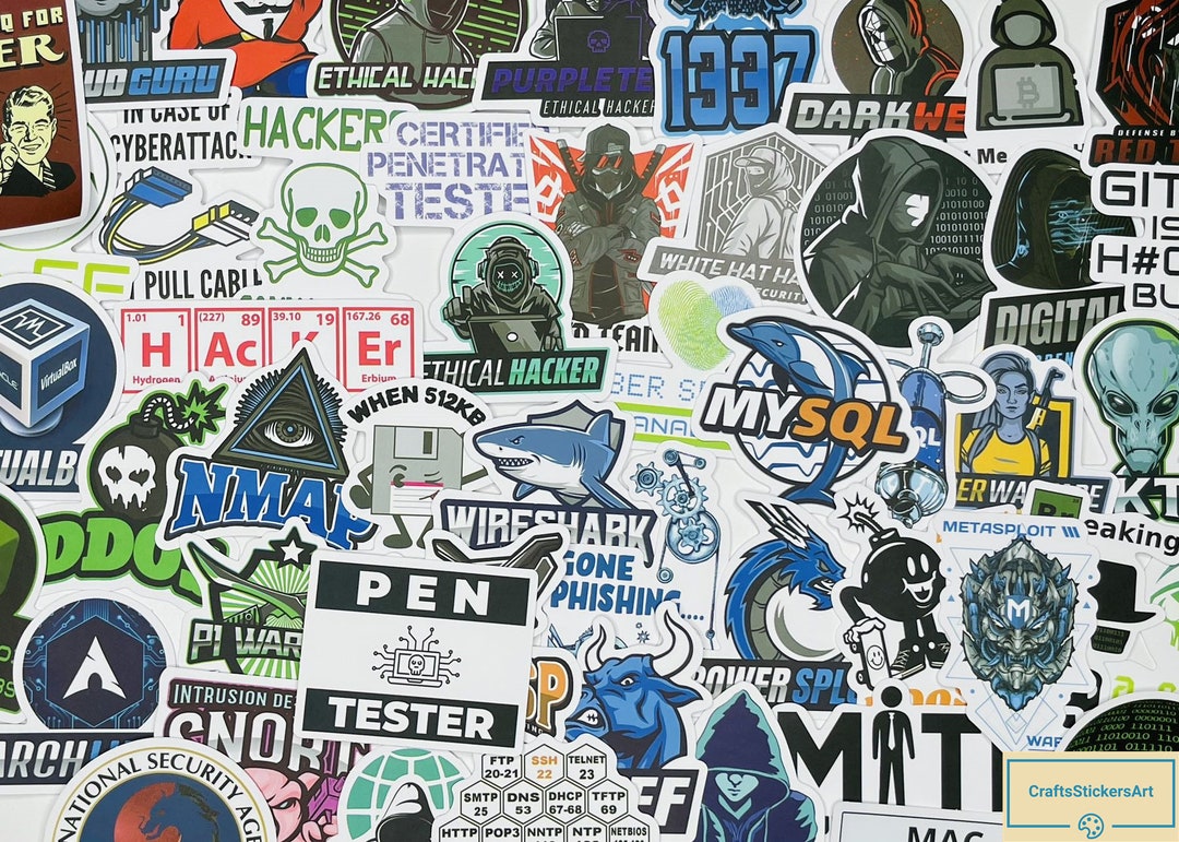 HACKER Stickers, Vinyl Stickers, 10-50 Pcs Random Pack, FREE Shipping ...