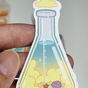 Cute AESTHETIC Drink Sticker, Japanese & Korean Style Pack, Floral ...