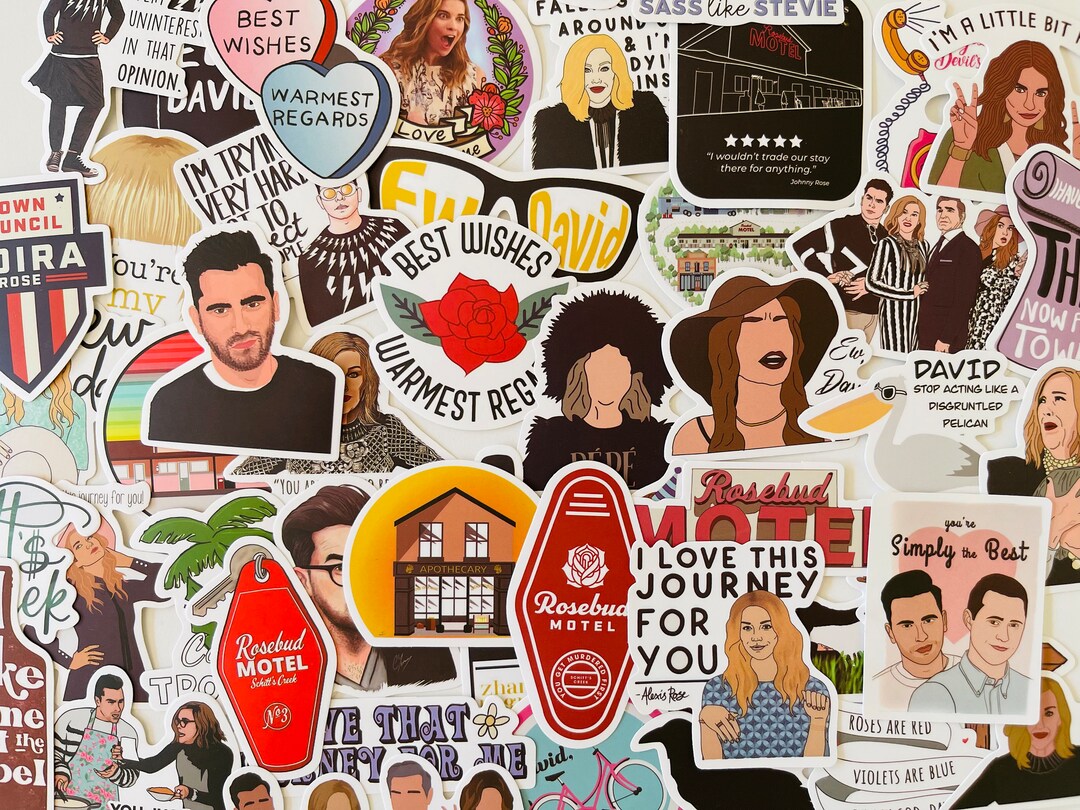 Schitt's Creek Stickers Vinyl Stickers 10-50 Pcs Random - Etsy
