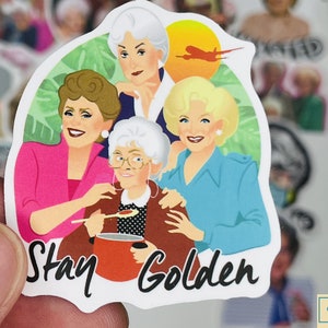 Golden Girls Stickers, Vinyl Stickers, 10-50 Pcs Random Pack, FREE ...