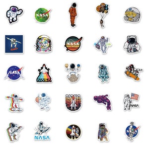 ASTRONAUT Stickers Space Stickers NASA Stickers 10-50 Pcs - Etsy