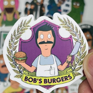 Bob's Burgers Stickers, Vinyl Stickers, 10-50 Pcs Random Pack, FREE ...