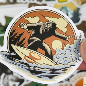 Bigfoot Stickers, Vinyl Stickers, 10-50 Pcs Random Pack, FREE Shipping ...