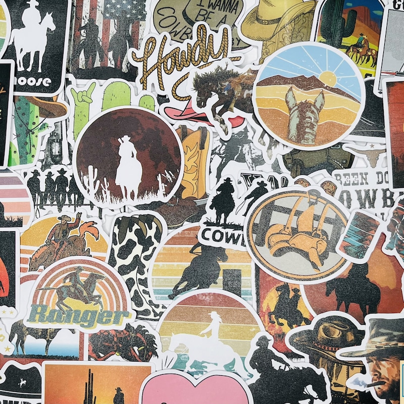 Western Punchy Decals - Etsy