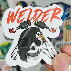 WELDING, Welder Stickers, Vinyl Stickers, 10-50 Pcs Random Pack, FREE ...