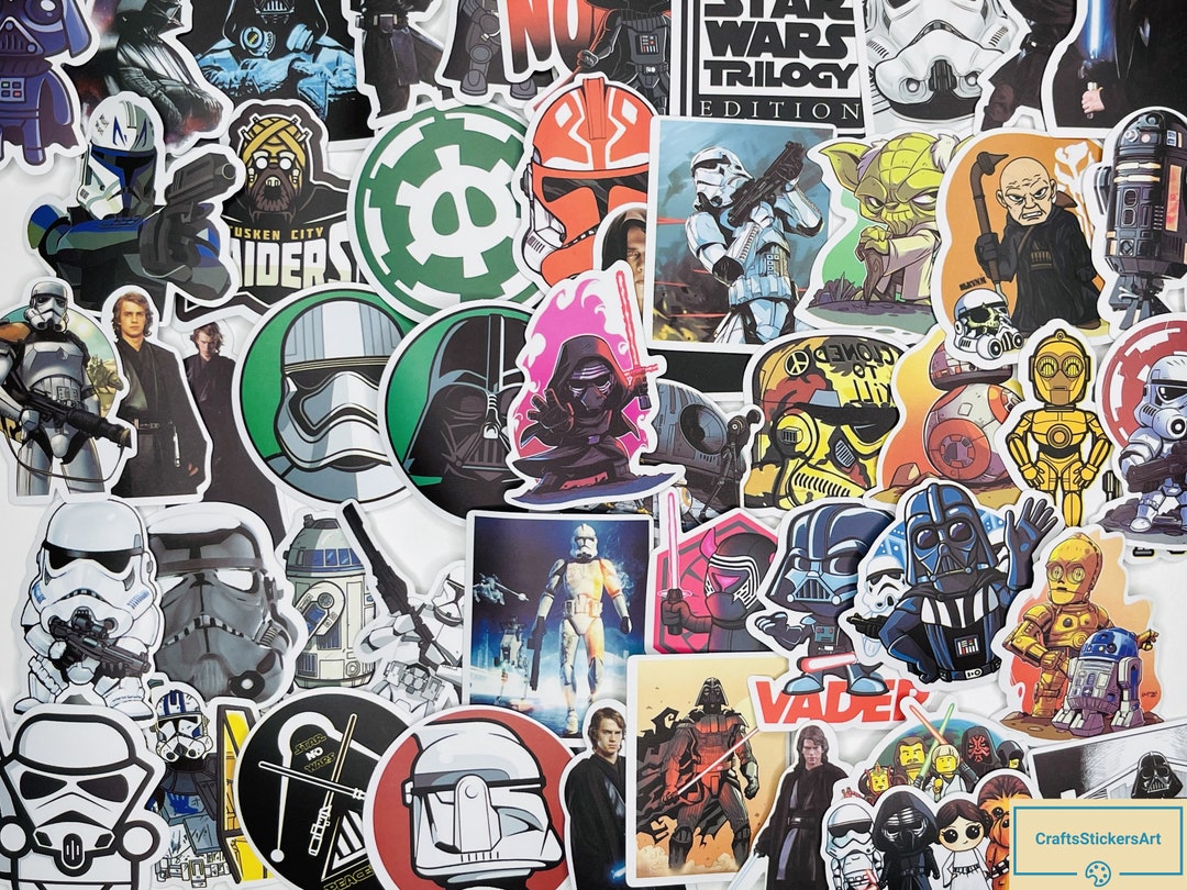 Star Wars Stickers: Darth Vader, Waterproof Decals for Laptop, Water ...