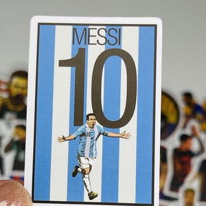 MESSI Stickers, Argentine Soccer Player Cute Stickers, Kawaii Sticker ...