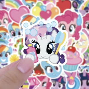 40 Pcs MLP Pony Mix Sticker Kawaii Sticker Laptop Stickers - Etsy