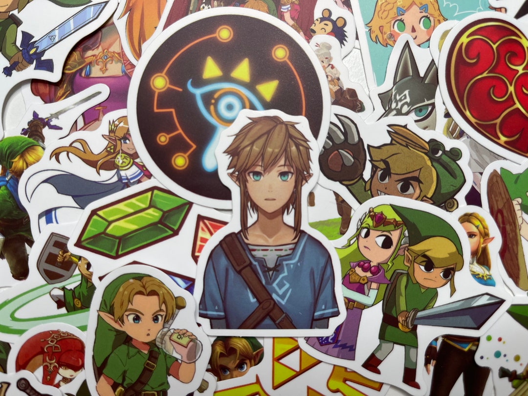 Legend of Zelda Link Sticker Cartoon Stickers Video Gamer - Etsy