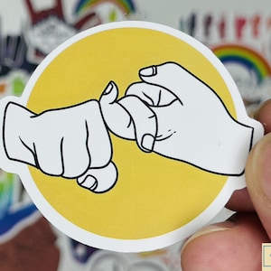 ASL, Sign Language Stickers, Vinyl Stickers, 10-50 Pcs Random Pack ...