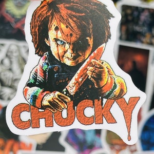 Horror Movie Character Stickers: Waterproof Laptop Decals, 10-100 Pcs ...