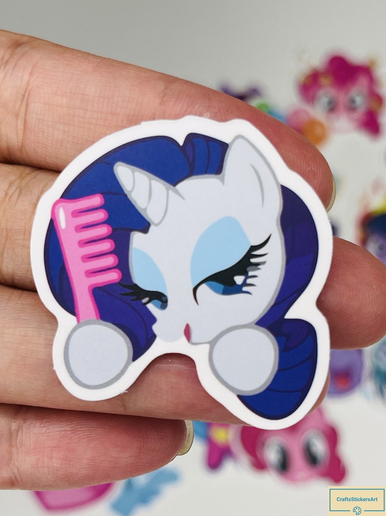 40 Pcs MLP Pony Mix Sticker, Kawaii Sticker, Laptop Stickers, Kids ...