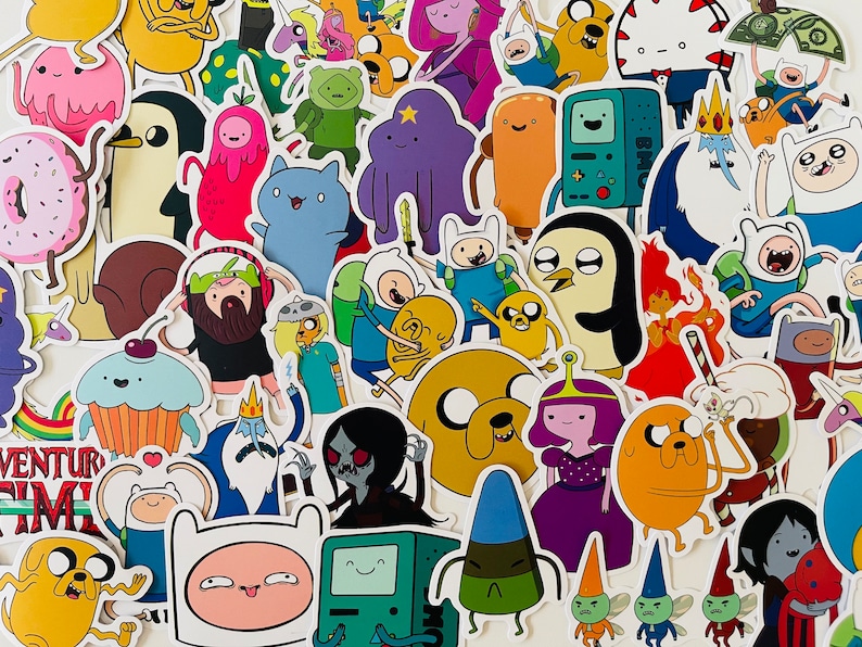 Adventure Time Stickers Vinyl Stickers 10-50 Pcs Random - Etsy