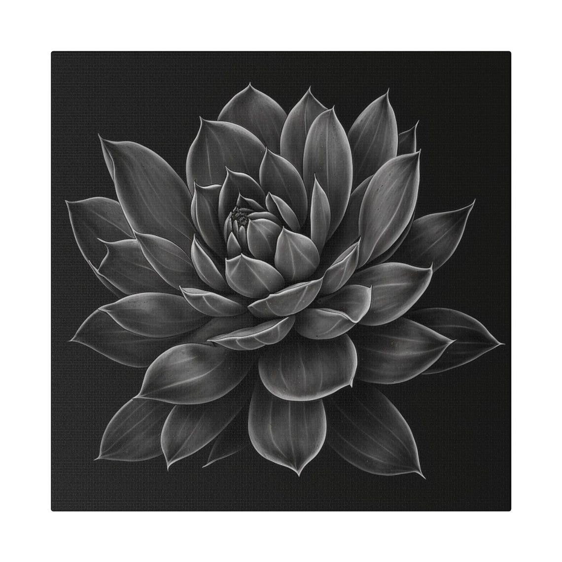 Beautiful Black Flower | Wall Decor | Artwork - Etsy