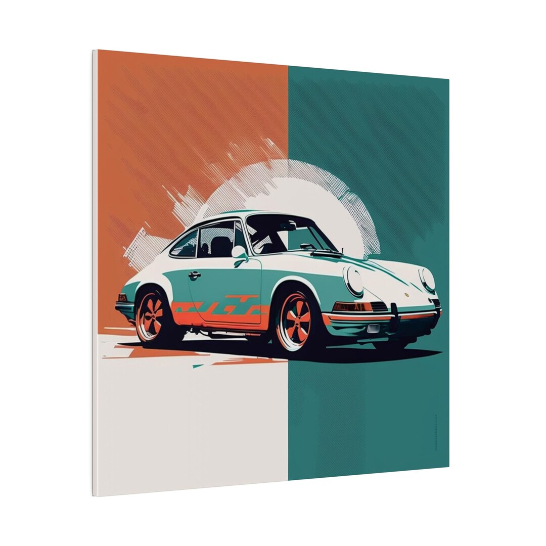 Porsche 911 Abstract Art | Wall Decor | Artwork | Canvas - Etsy