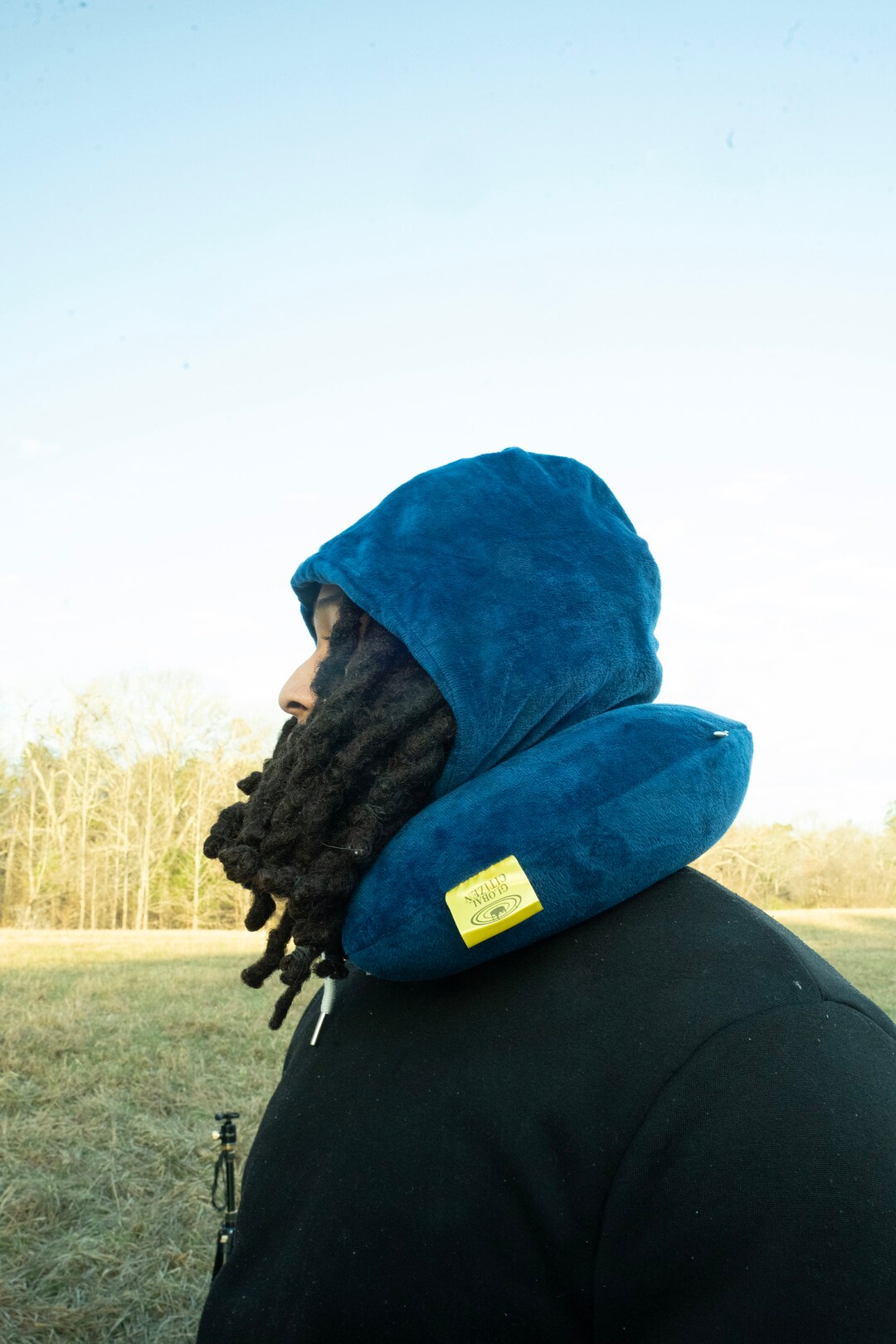 Satin-lined Hooded Neck Support Pillow for Comfortable Flight Sleep - Etsy
