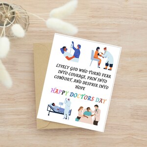 Express Gratitude on Doctors Day, Printable Card for All the ...
