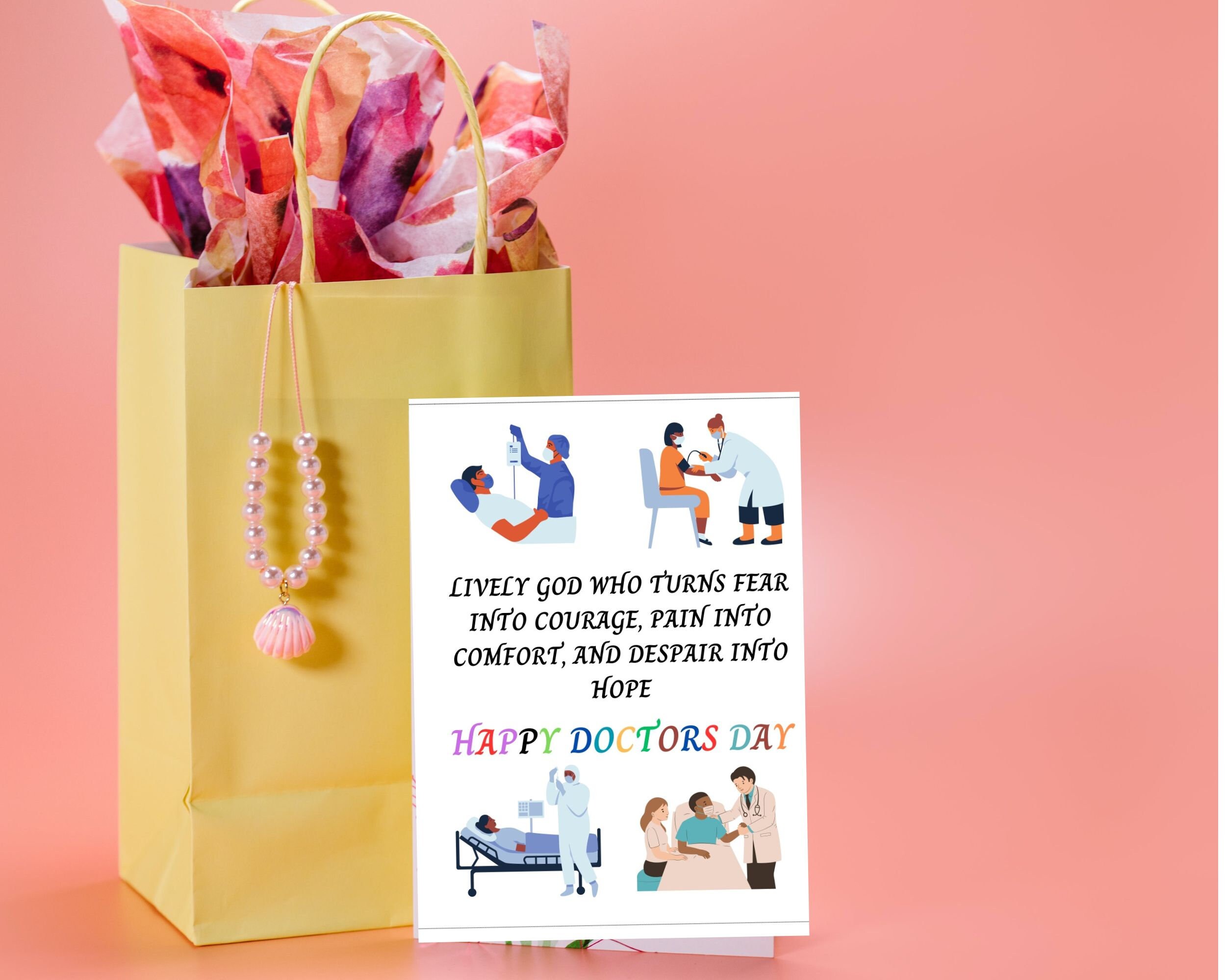 Express Gratitude on Doctors Day, Printable Card for All the ...