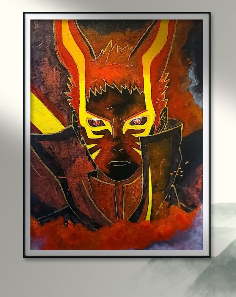My Hokage Naruto Final Form Painting Digital Printable 11x14 15x19 - Etsy