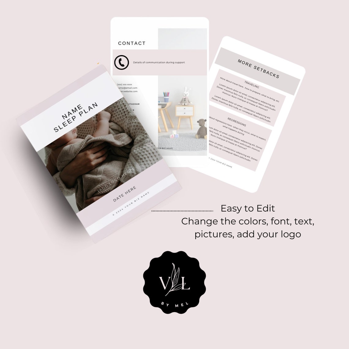 Sleep Plan Template, Sleep Consultant Plan, Baby Sleep Plan, Sleep ...