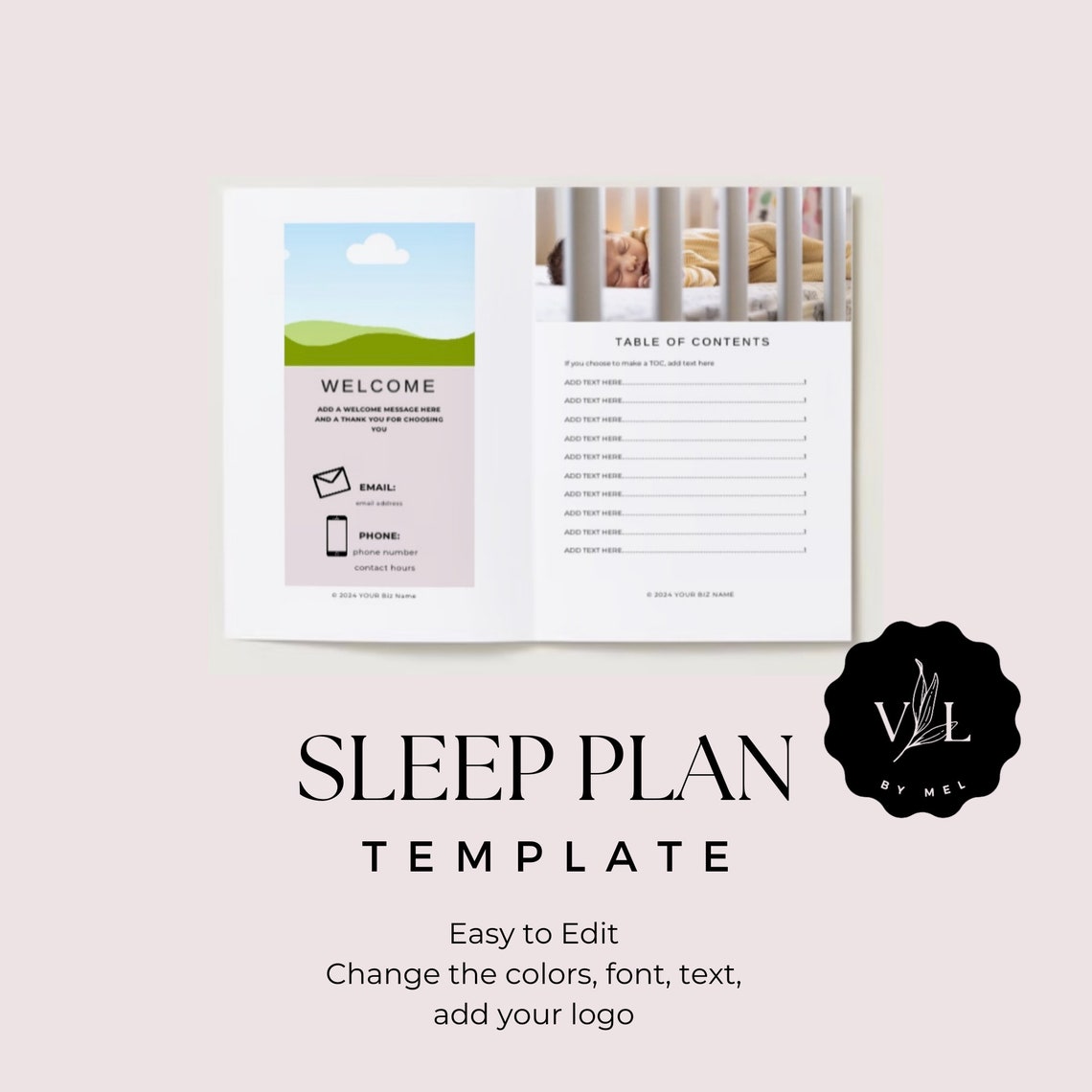 Sleep Plan Template, Sleep Consultant Plan, Baby Sleep Plan, Sleep ...