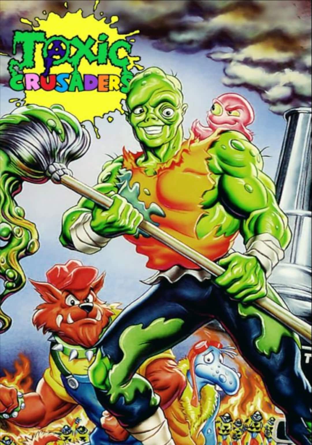 Toxic Crusaders Cartoon Series Complete Series Dvd - Etsy