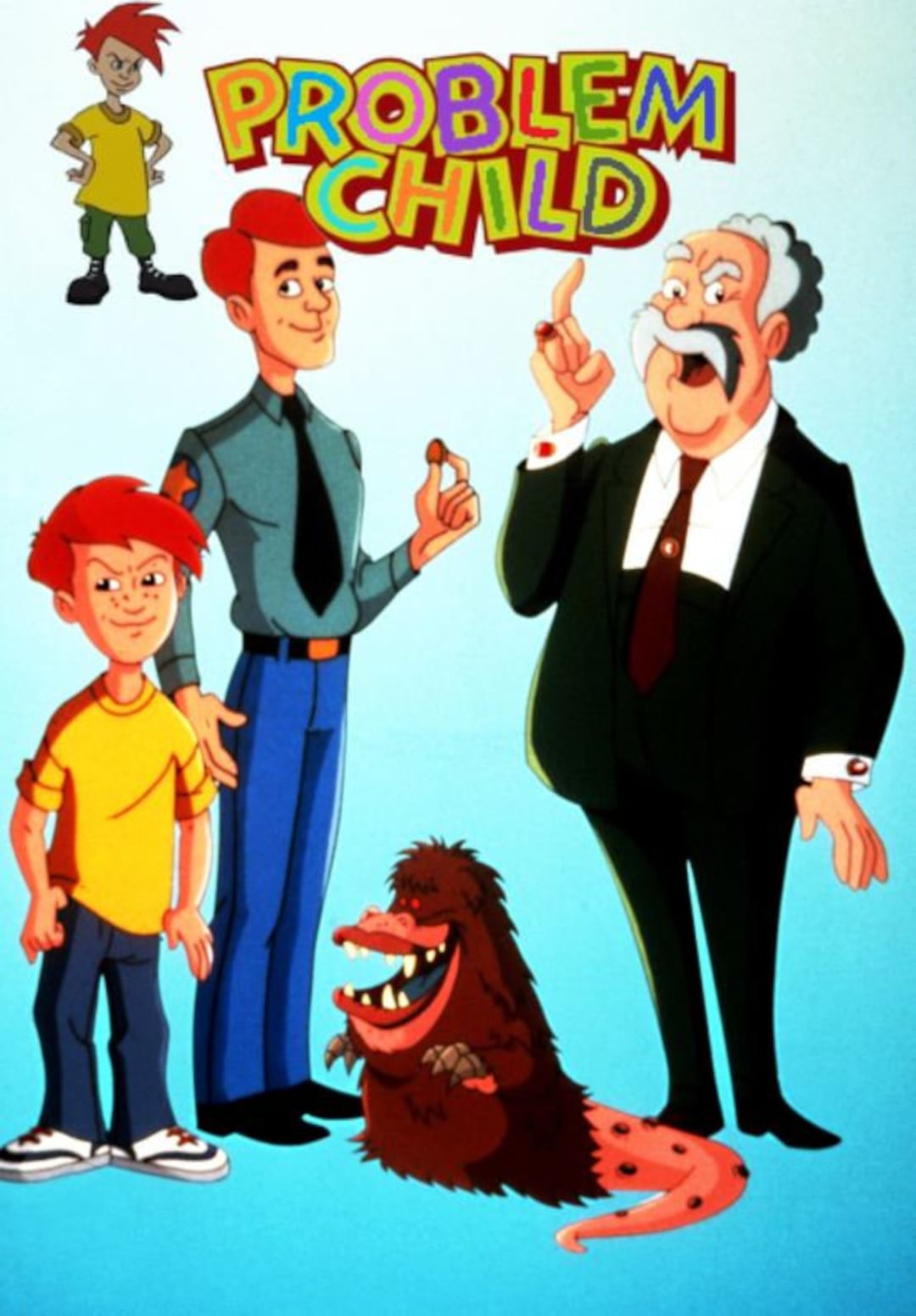 Problem Child Serie de dibujos animados Serie completa dvd - Etsy México