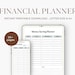Financial Planner Printable Budget Planner Finance Savings Tracker ...