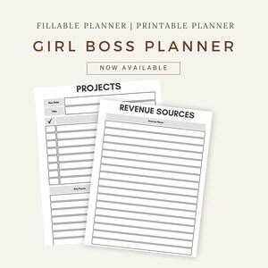 Boss Babe Planner Girl Boss Planner Ultimate Life Planner Bundle Self ...