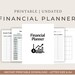 Financial Planner Printable Budget Planner Finance Savings Tracker ...