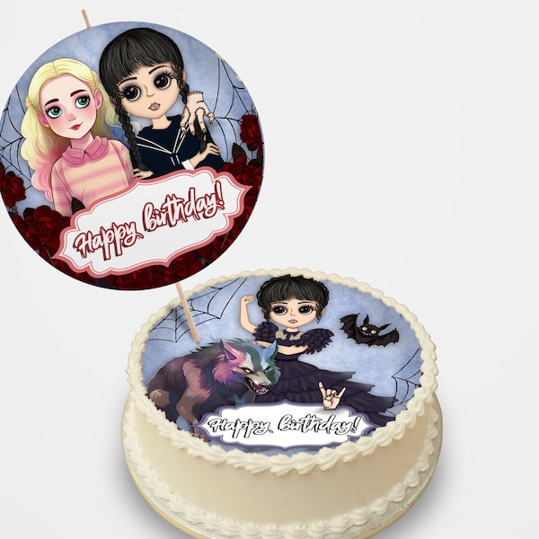 Enid and Wednesday Party Decor - Etsy